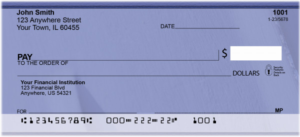 Paint it Blue Personal Checks | Carousel Checks