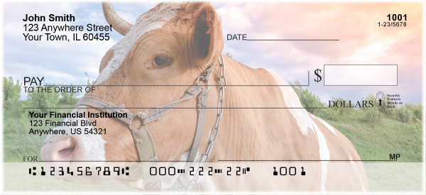 Rural Cow Personal Checks