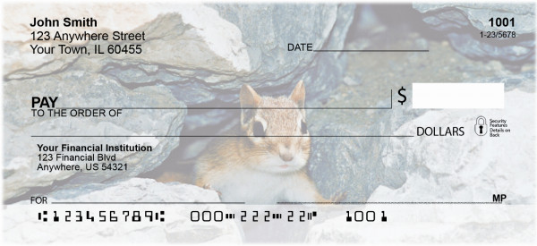 Chipmunks Everywhere Personal Checks
