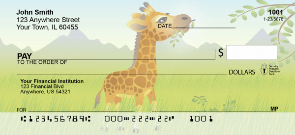 Baby Animal Personal Checks | Carousel Checks