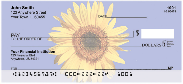 Joyous Sunflowers Personal Checks | Carousel Checks