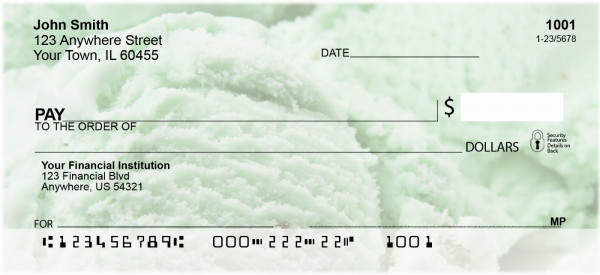 Ice Cream Rich & Creamy Personal Checks | Carousel Checks