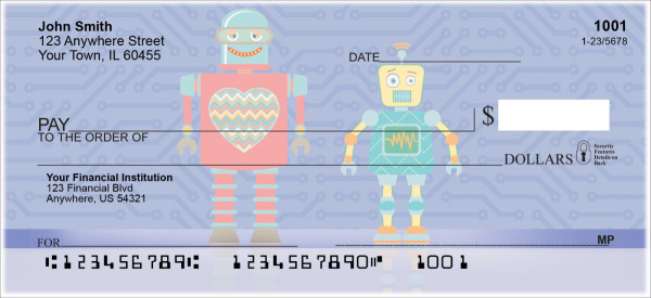 Robot Friends Personal Checks | Carousel Checks