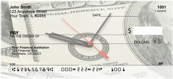 Time is Money Personal Checks | Carousel Checks