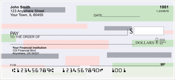 Geometric Pastels Personal Checks | Carousel Checks