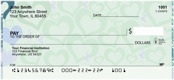 Love Symbols Personal Checks | Carousel Checks