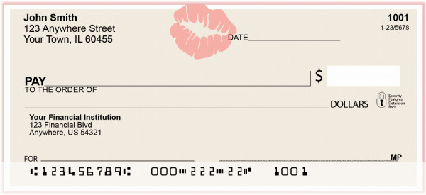 Sealed with a Kiss Personal Checks | Carousel Checks