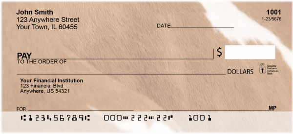 Cow Prints Personal Checks | Carousel Checks