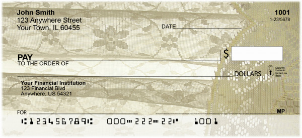 Lace Personal Checks | Carousel Checks