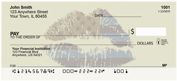 American Kiss Personal Checks | Carousel Checks