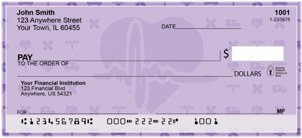 Nurse Pattern Personal Checks | Carousel Checks
