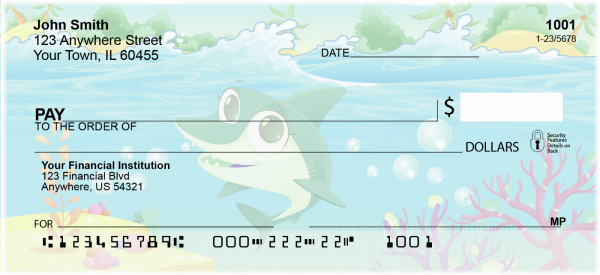 Cute Marine Life Personal Checks | Carousel Checks