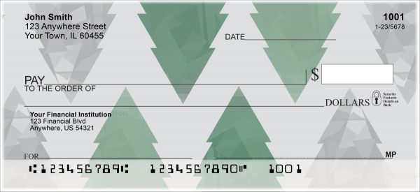 Peaceful Pines Personal Checks | Carousel Checks