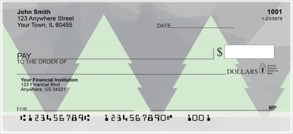Peaceful Pines Personal Checks | Carousel Checks
