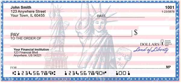 Home of the Brave Personal Checks | Carousel Checks