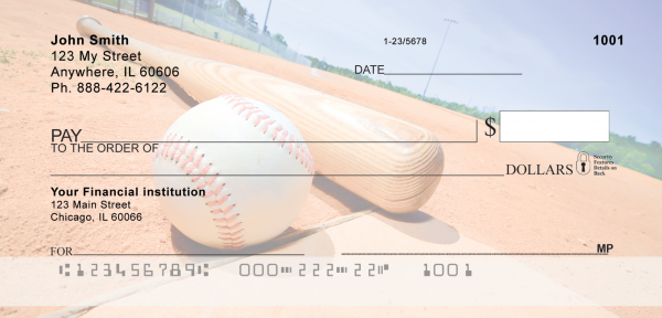 Baseball Personal Checks | Carousel Checks