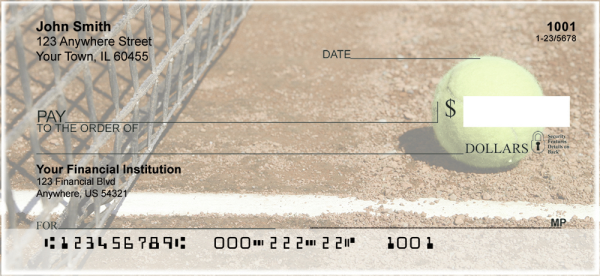 Tennis Personal Checks | Carousel Checks