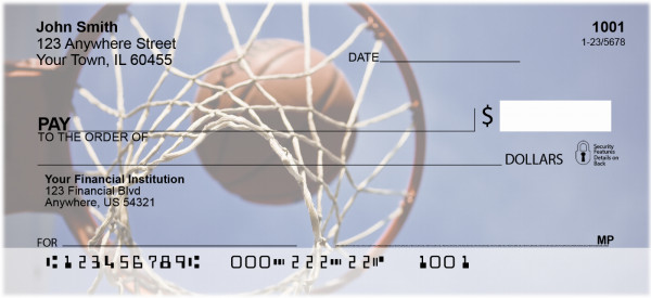 Basketball Top Tear Personal Checks | Carousel Checks