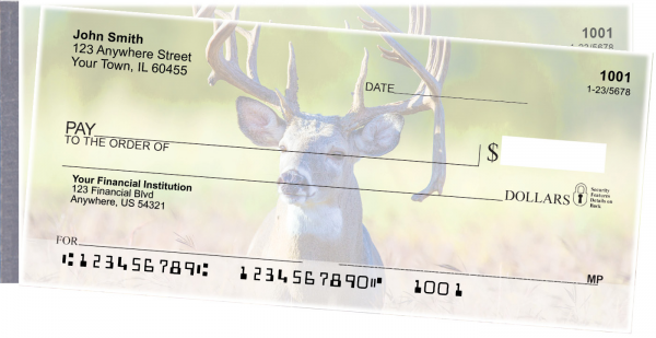 Big Horned Buck Side Tear Checks | Carousel Checks