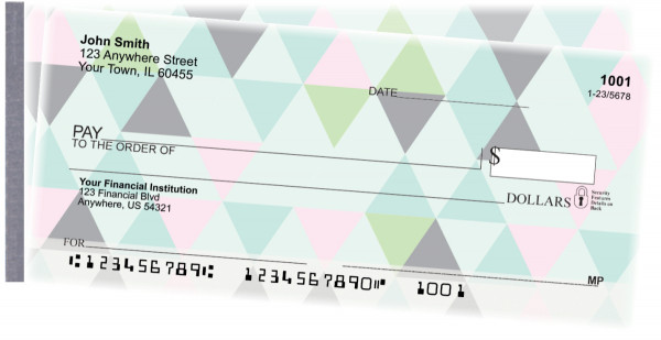 Side Tear | Geometric Pastels Checks | Carousel Checks