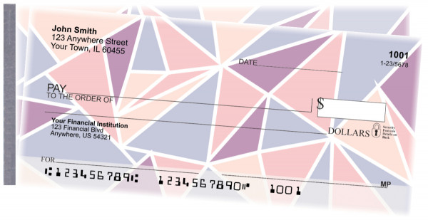 Side Tear | Geometric Pastels Checks | Carousel Checks