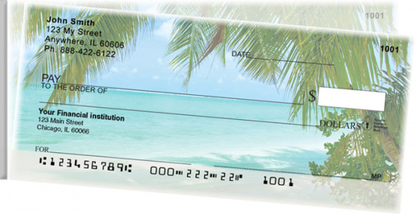 Side Tear | Everchanging Beaches Checks | Carousel Checks