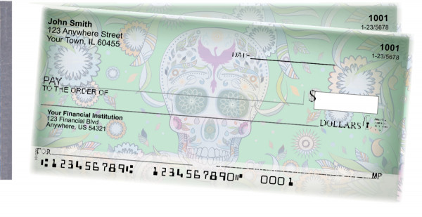 Side Tear | Day of the Dead Personal Checks | Carousel Checks