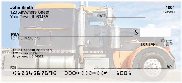Trucking Rigs Personal Checks | Carousel Checks