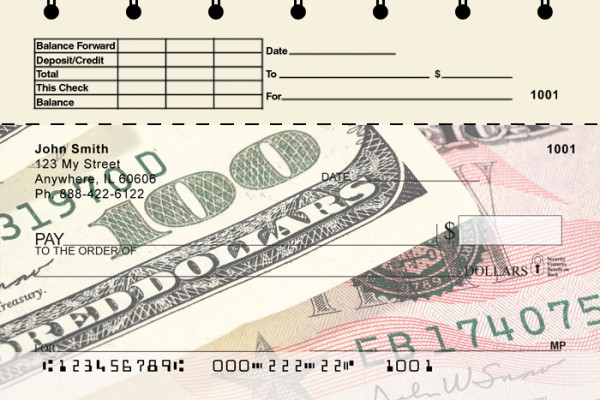 Top Stub | Money Personal Checks | Carousel Checks