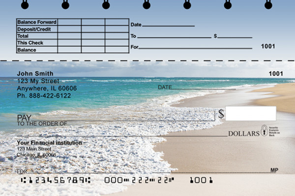Top Stub | Everchanging Beaches Checks | Carousel Checks