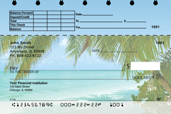 Top Stub | Everchanging Beaches Checks | Carousel Checks
